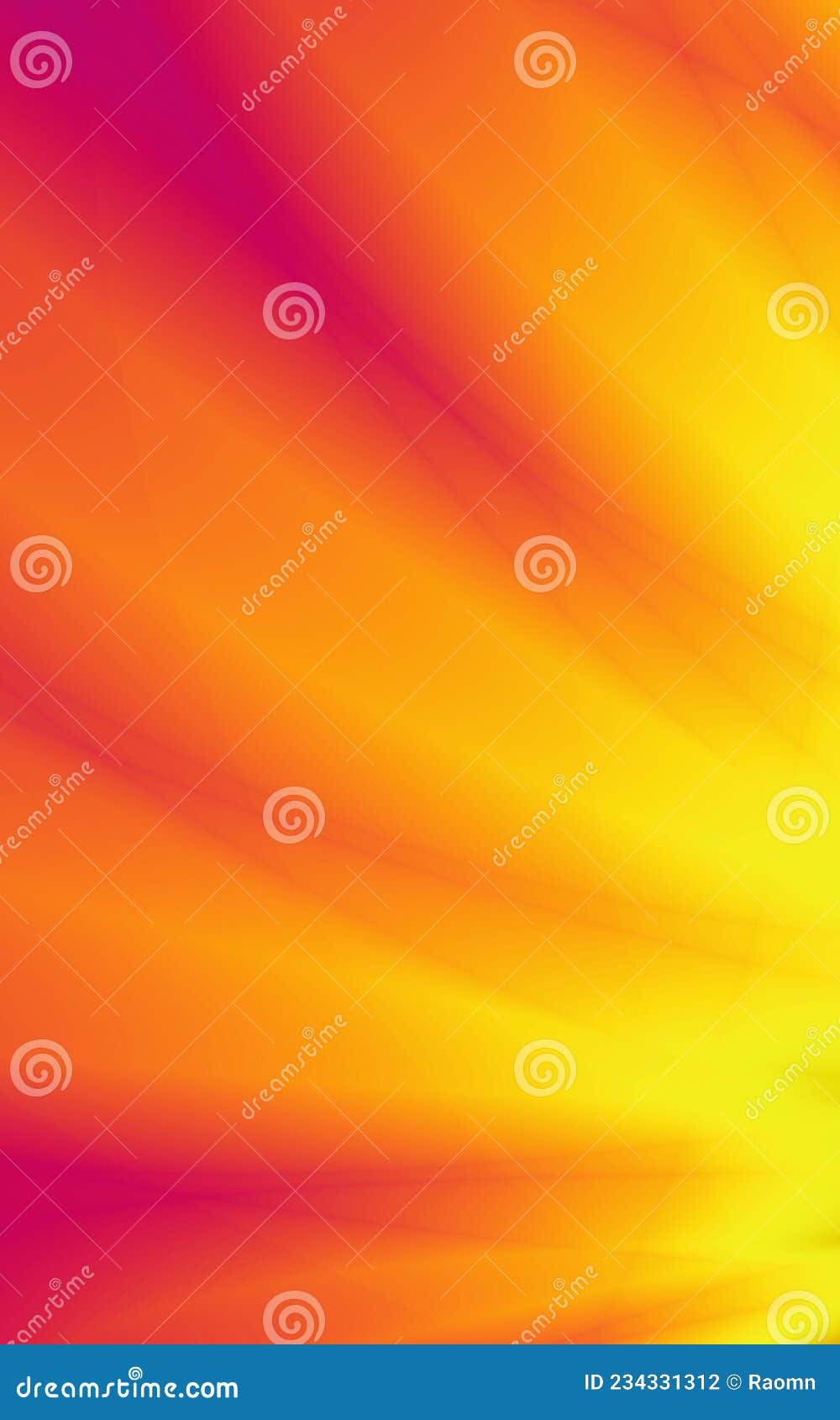 Floral Pattern Bright Orange Summer Wallpaper Stock Illustration ...