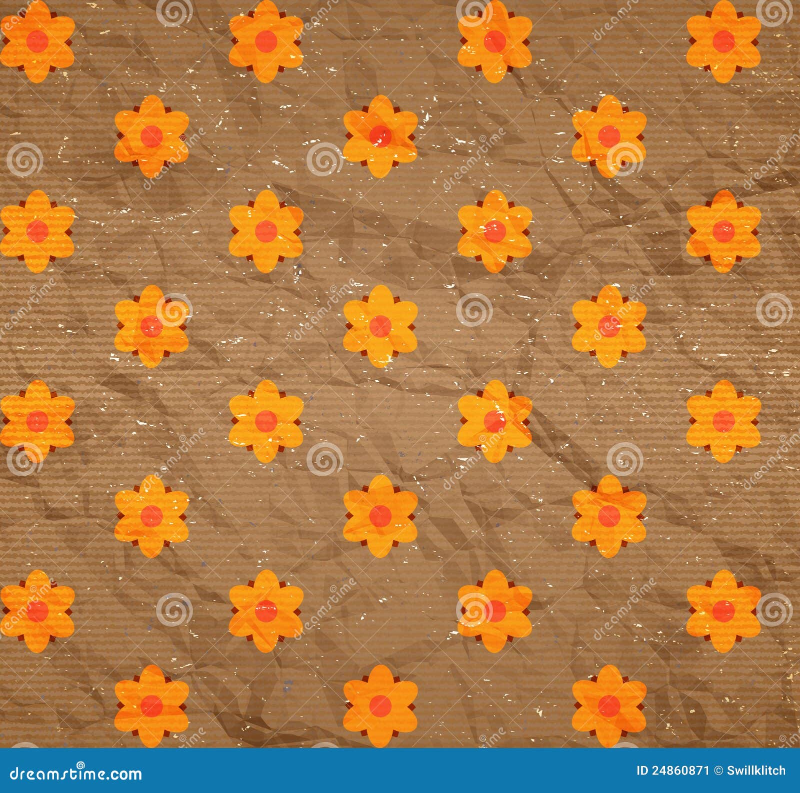 Scratched Cardboard With Polka Dot Pattern Cartoon Vector ...