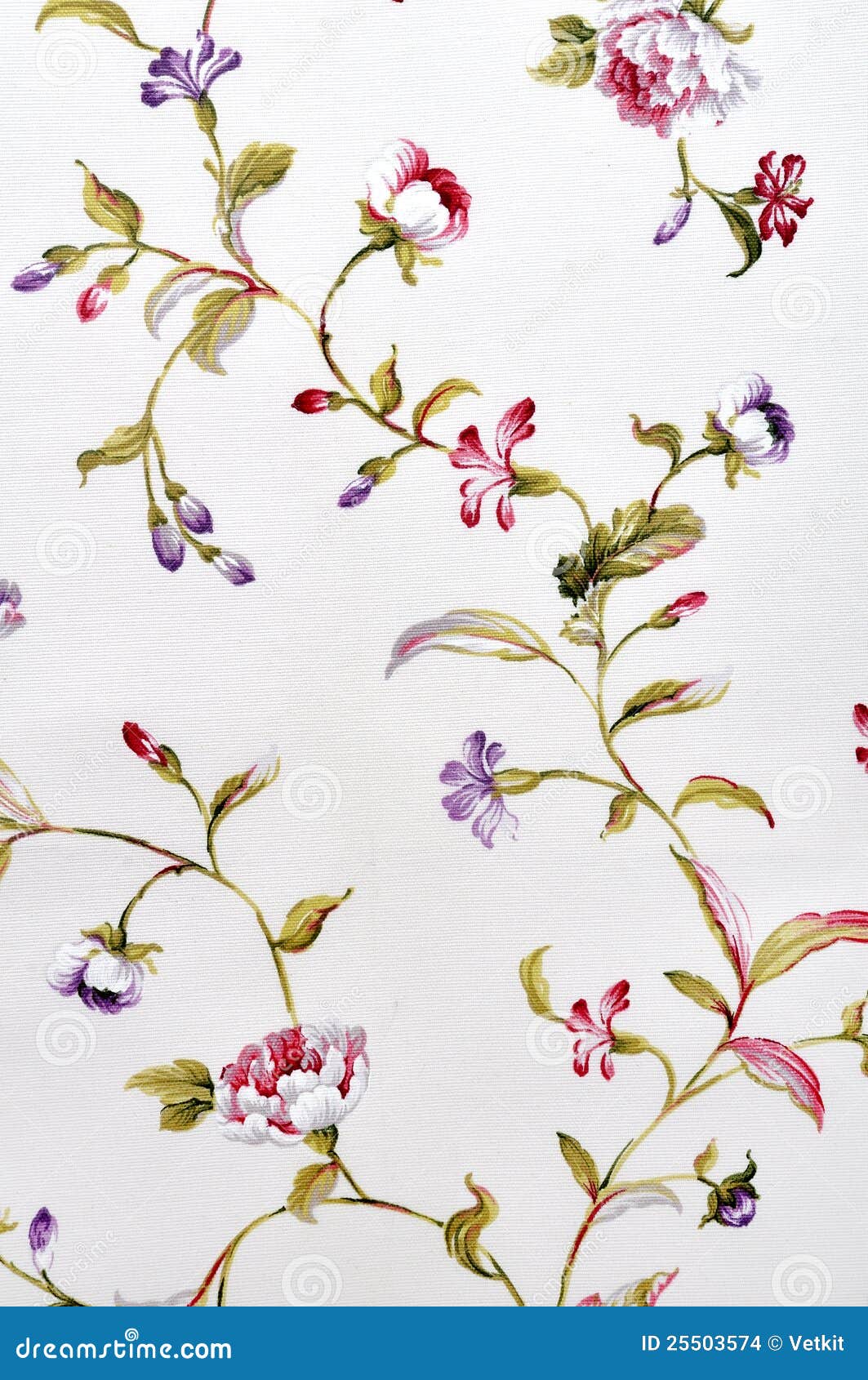 Floral pattern fabric stock photo. Image of burlap, abstraction - 25503574