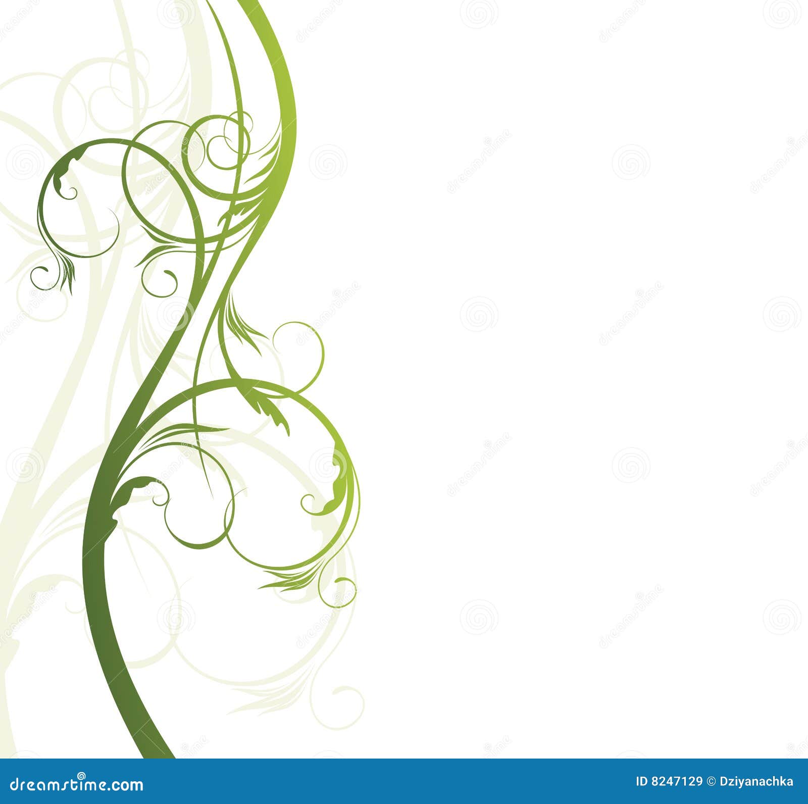 Floral pattern for text stock vector. Illustration of graphic - 8247129