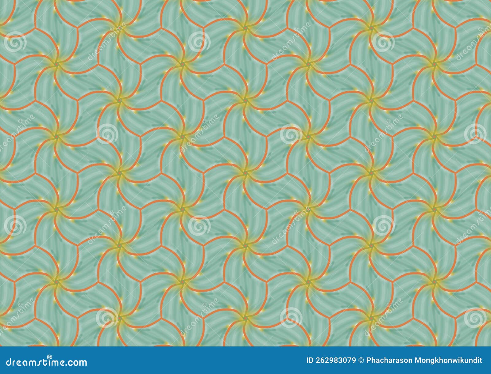 Floral Pattern, Vintage Geometric Pattern. Retro Style and Aesthetic ...