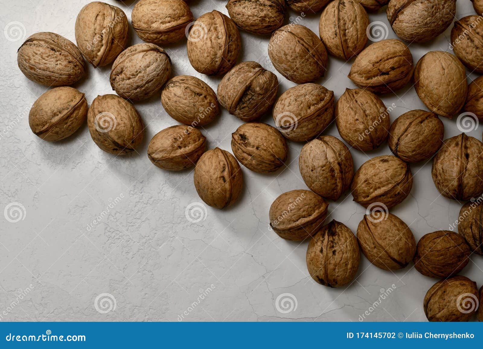 A Floral Pattern of Whole Walnuts, Located Large in the Upper Right ...