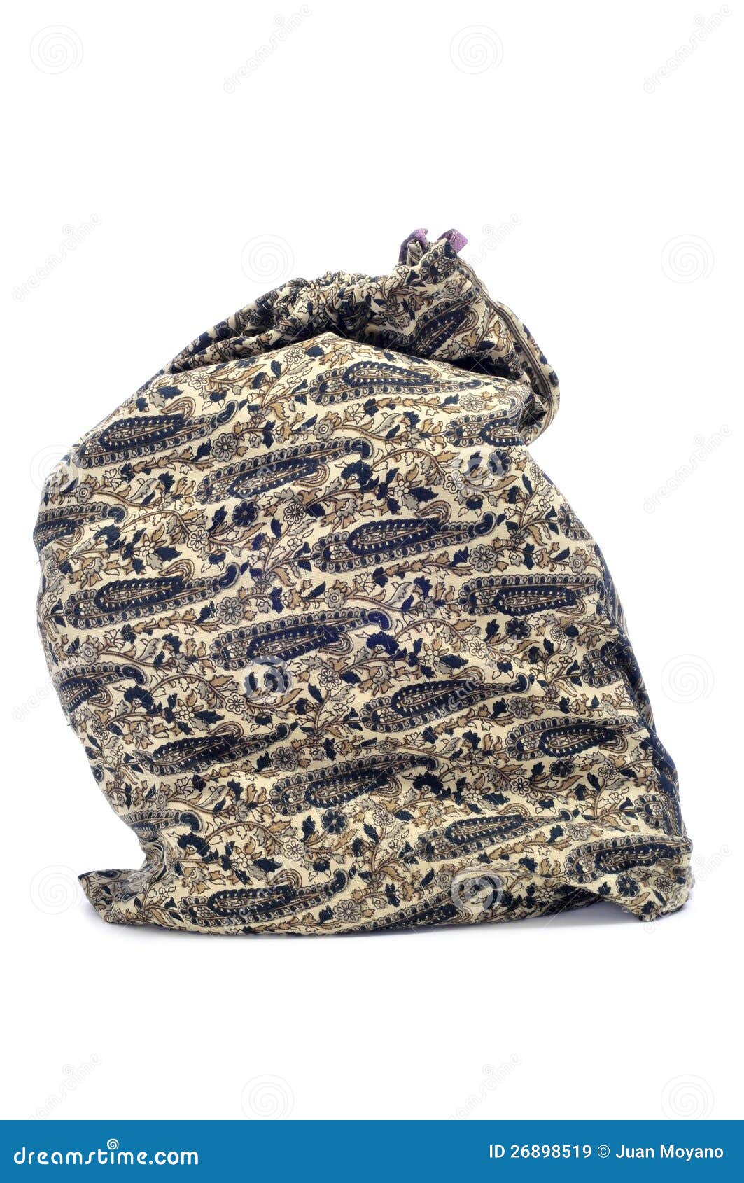 Floral patterned bag stock image. Image of hygienic, drawstring - 26898519