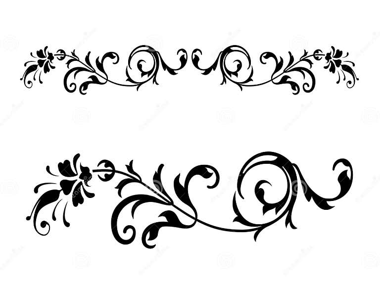Floral Renaissance Vector 2 Stock Vector - Illustration of pattern ...