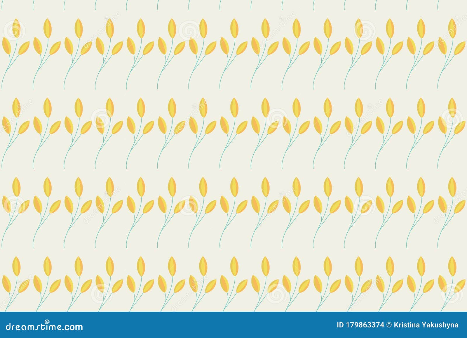 Floral Repeating Pattern. Summer Floral Background Stock Illustration ...