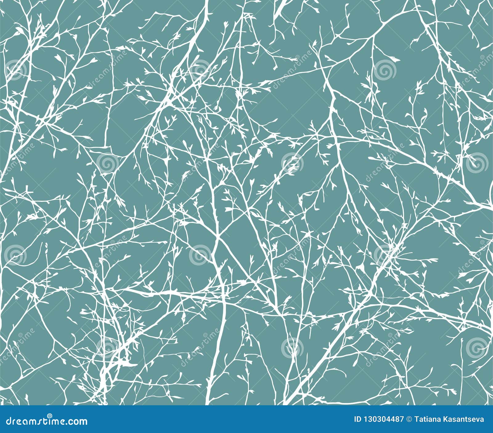 Floral Seamless Pattern of the Branches. Vector Image Stock Vector ... Floral Seamless Pattern of the Branches. Vector Image Stock Vector ...