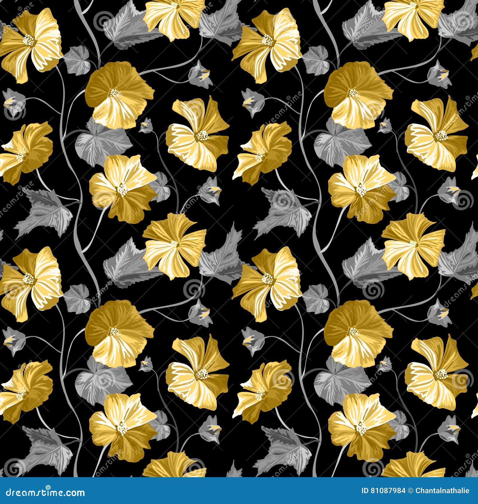 Floral seamless pattern stock vector. Illustration of pattern - 81087984