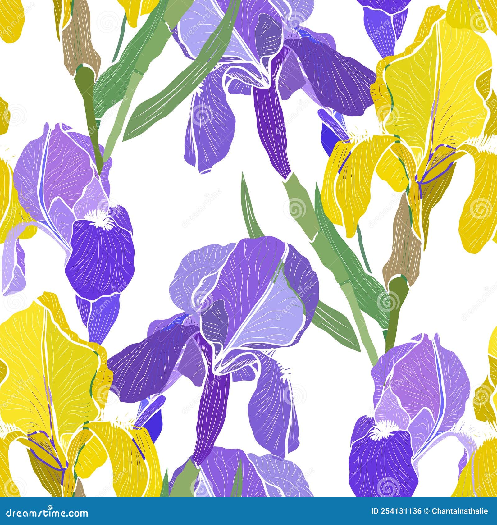Floral seamless pattern stock vector. Illustration of decoration ...