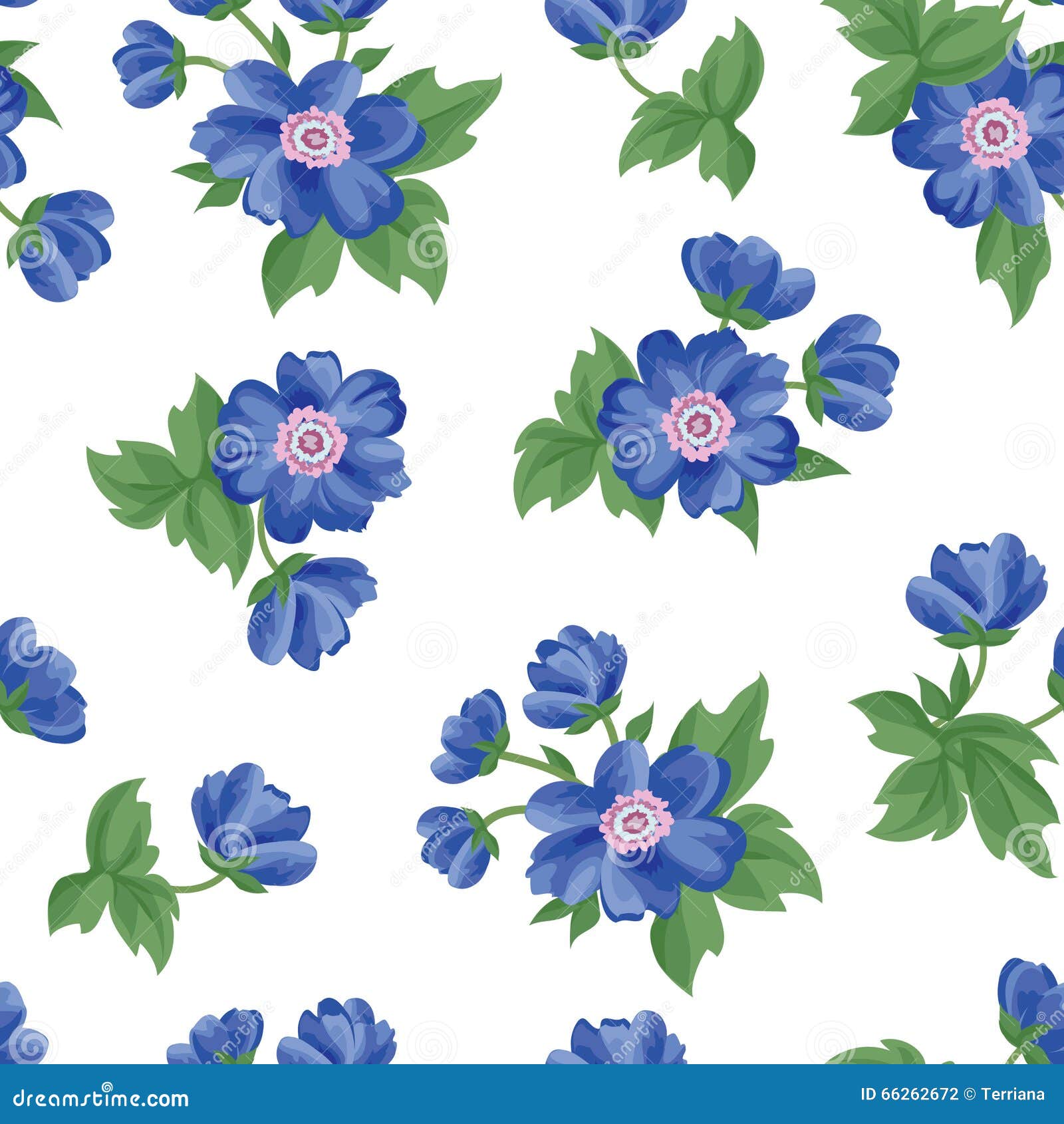 Floral Seamless Pattern. Flower Background. Flourish Texture Stock ...