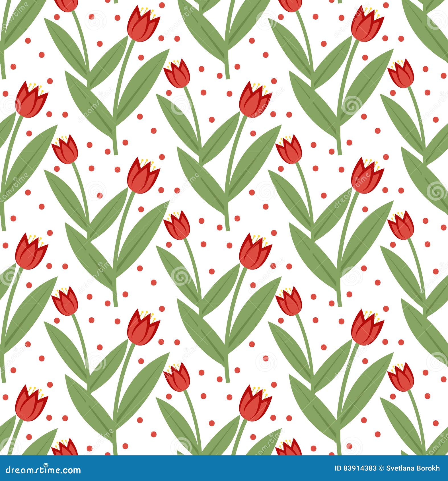 Floral Seamless Pattern. Flowers Repeating Texture. Botanical Endless ...