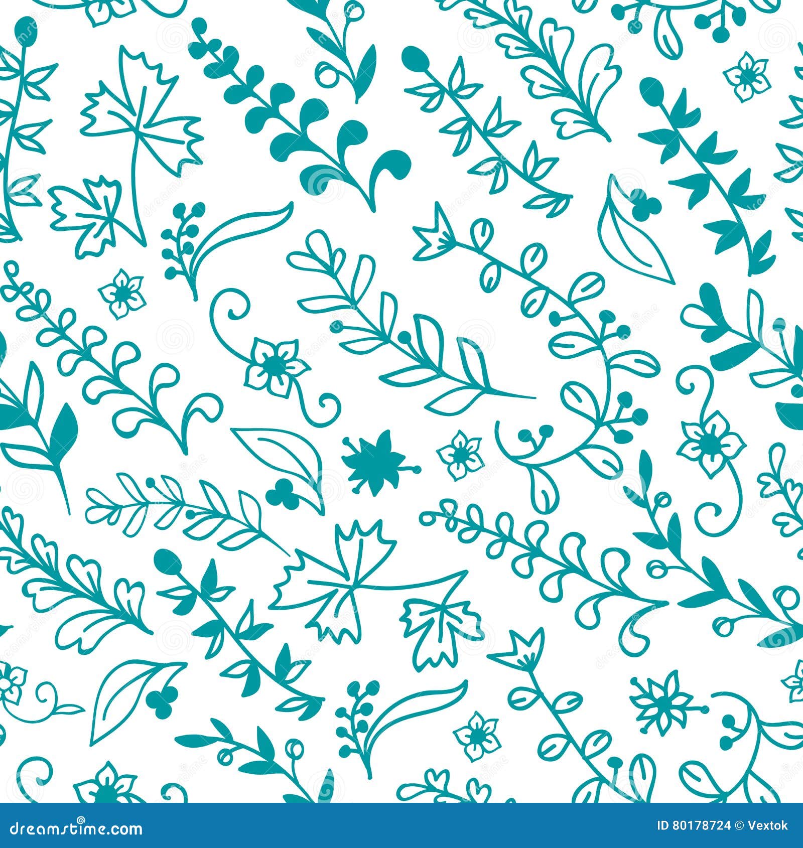 Floral Seamless Pattern for Invitation Card Stock Vector - Illustration ...
