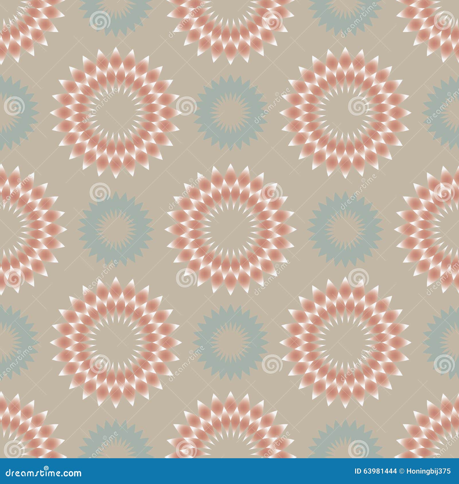 Floral Seamless Pattern in Light Colors Stock Vector - Illustration of ...