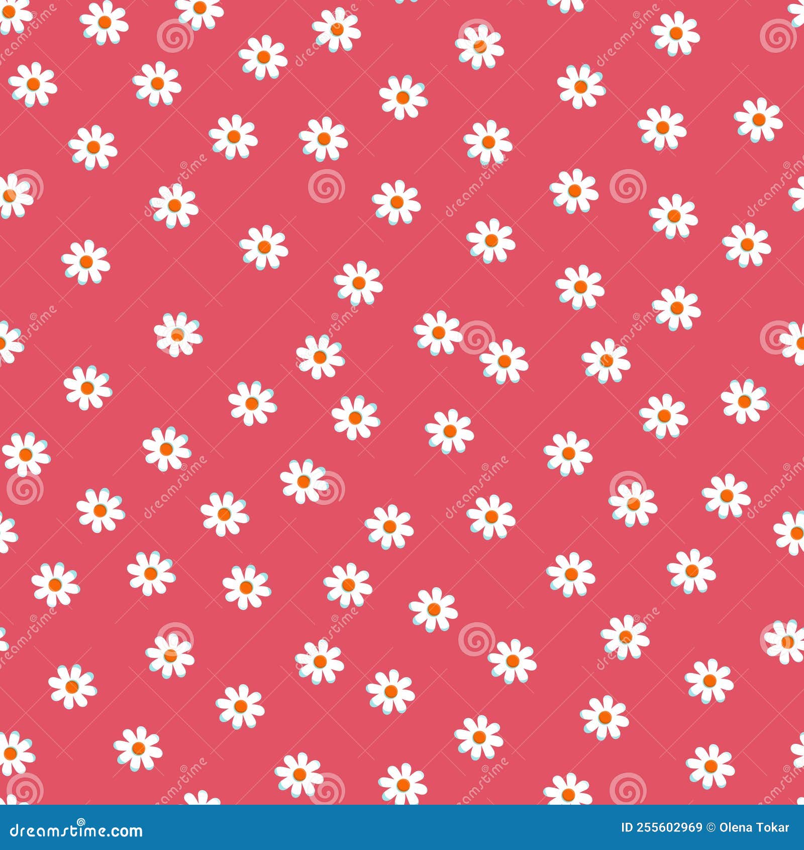 Floral Seamless Pattern. Plants and Flowers Cute Summer Print Stock ...