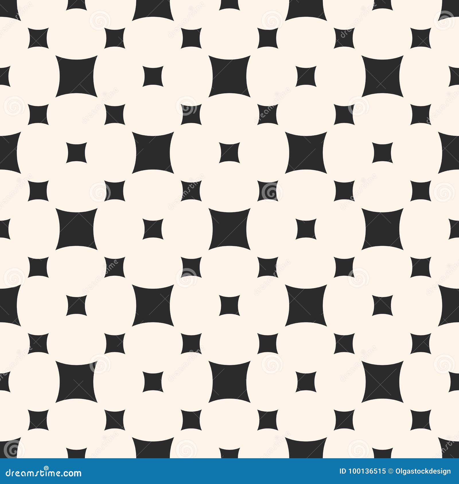 Floral Seamless Pattern, Smooth Rounded Squares. Stock Vector ... Floral Seamless Pattern, Smooth Rounded Squares. Stock Vector ...