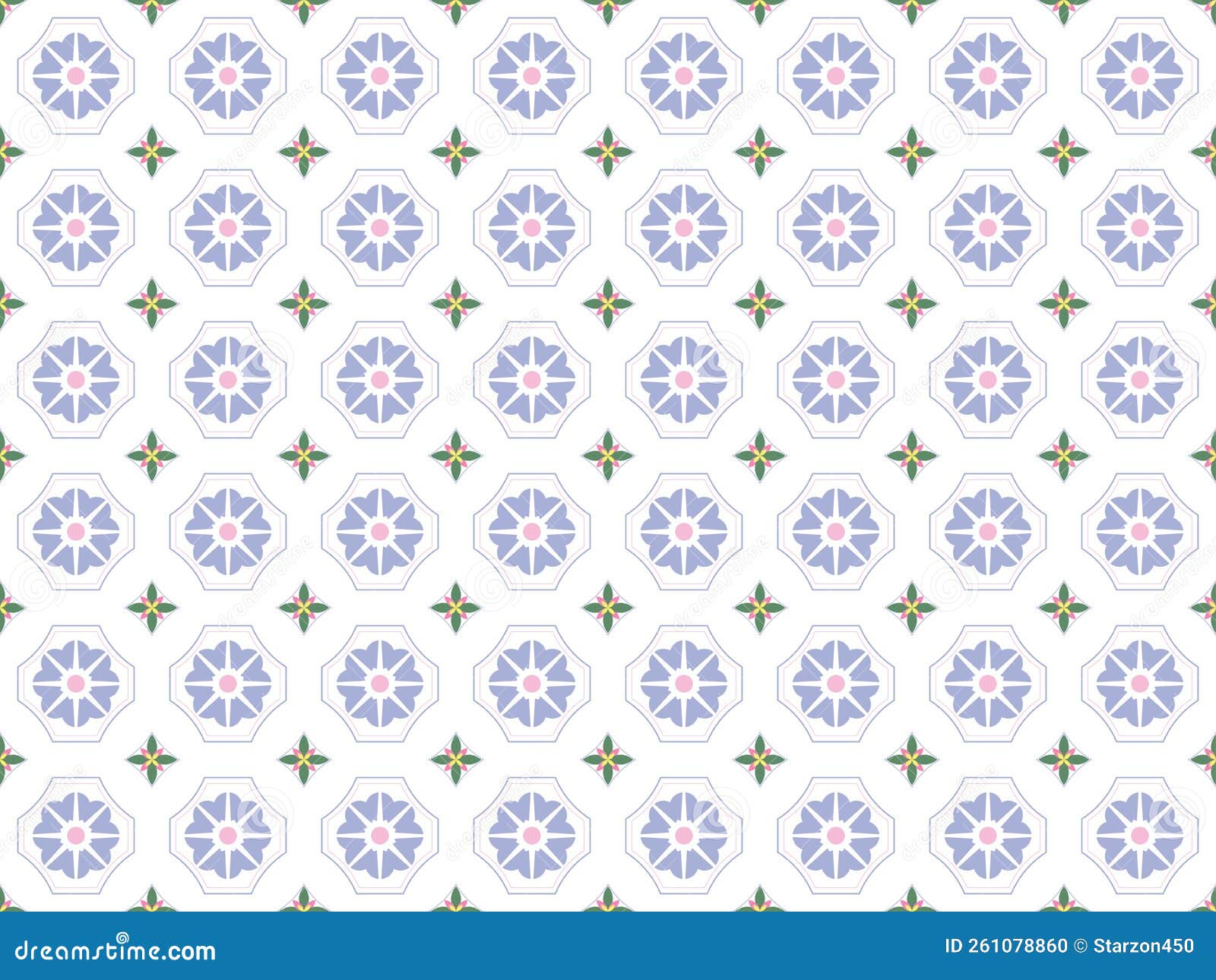 Floral Seamless Pattern for Tile Design. Ceramic Tiled Pattern ...