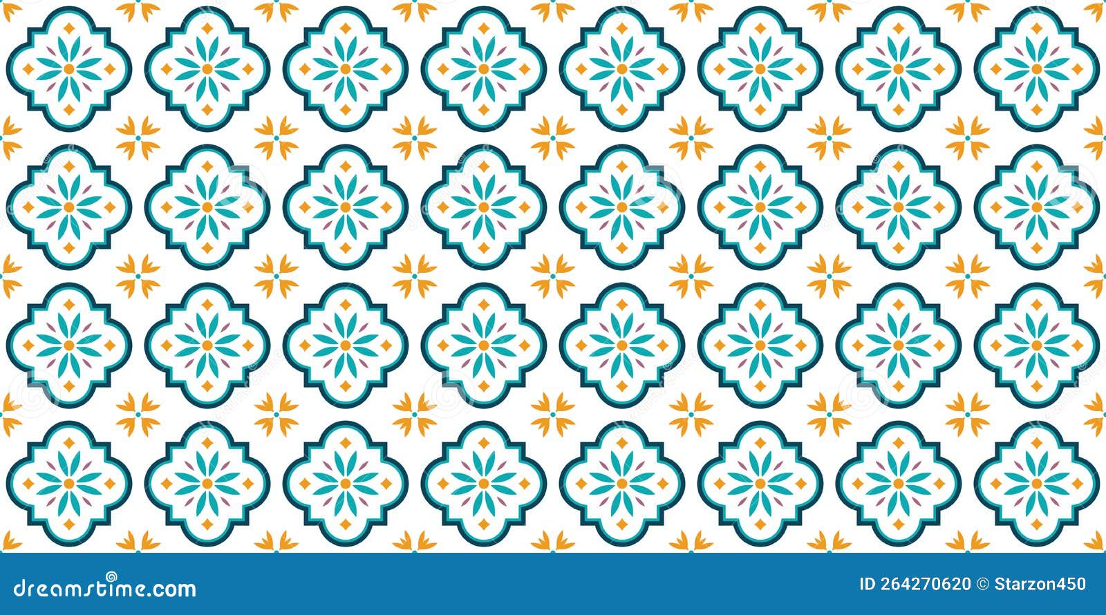 Floral Seamless Pattern for Tile Design. Ceramic Tiled Pattern ...