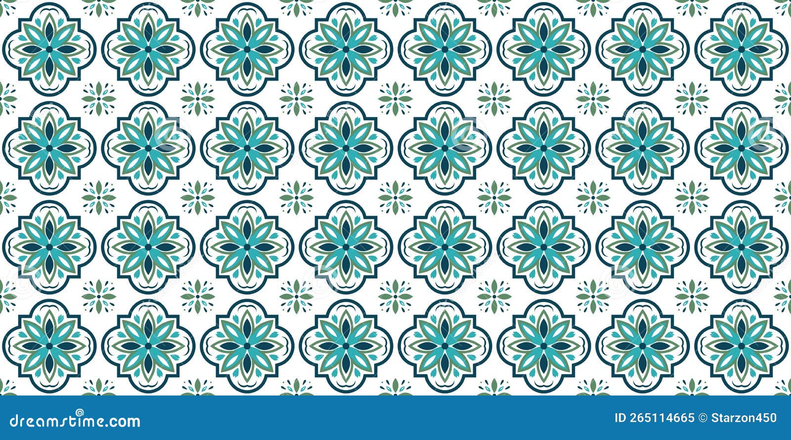 Floral Seamless Pattern for Tile Design. Ceramic Tiled Pattern ...
