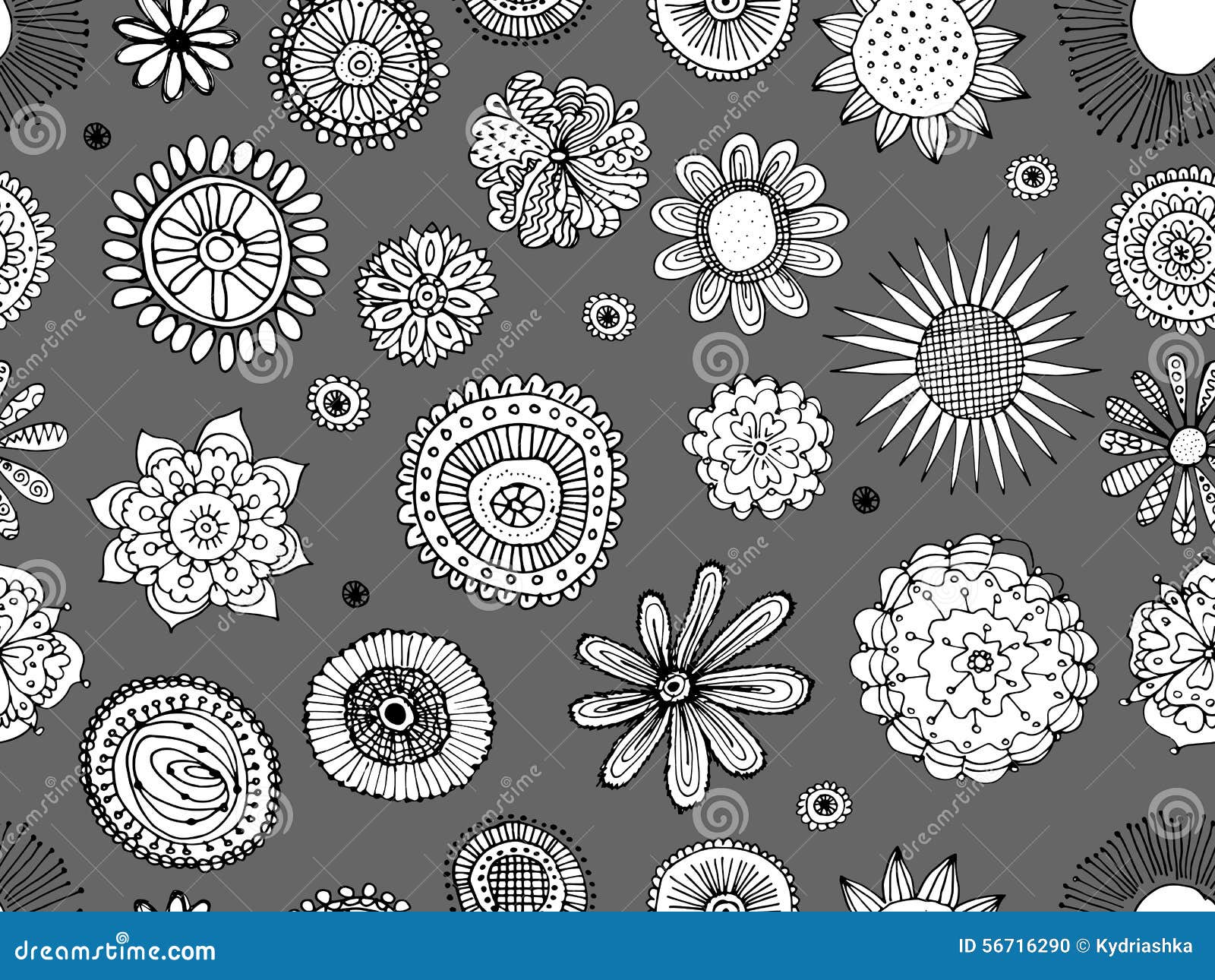 Floral Seamless Pattern for Your Design Stock Vector - Illustration of ...