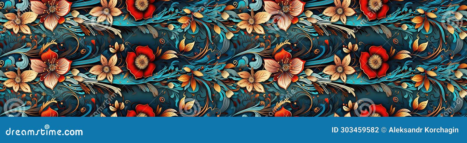 Floral Seamless Texture Pattern with Beautiful Flowers on Background ...