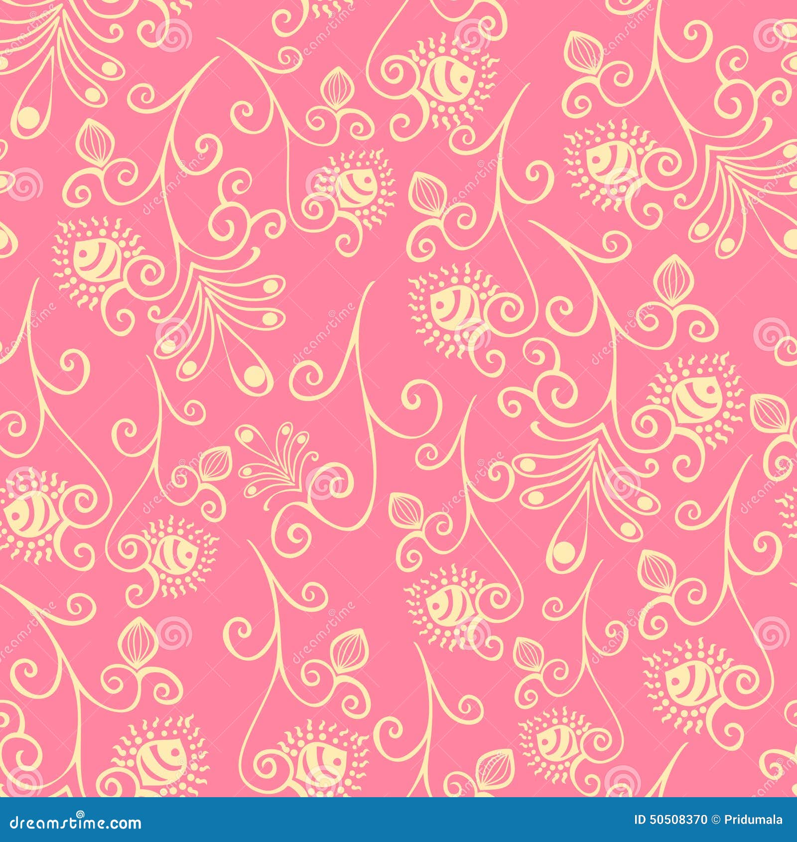 Floral Seamless Texture. Spring Flowers Pattern. Stock Vector ...