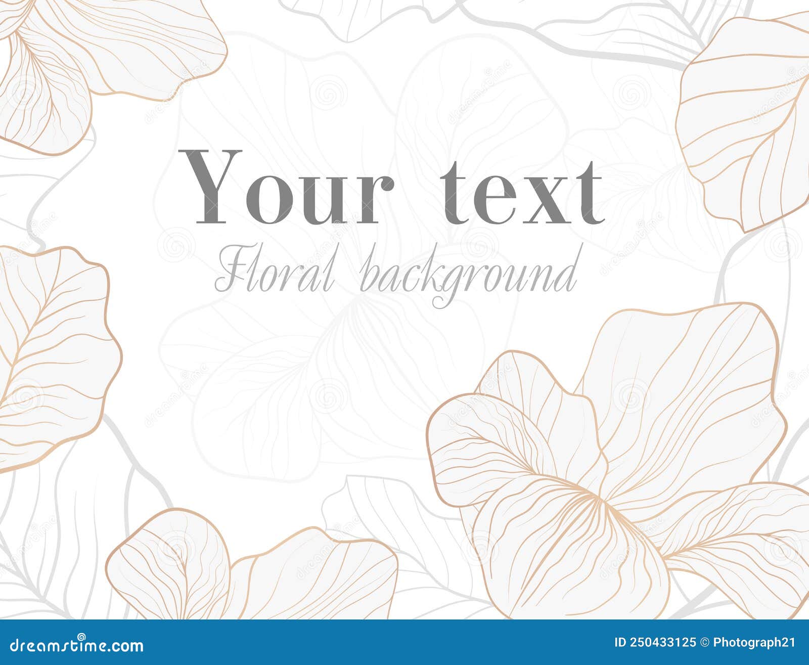 Floral Soft White Background Stock Vector - Illustration of foliage ...
