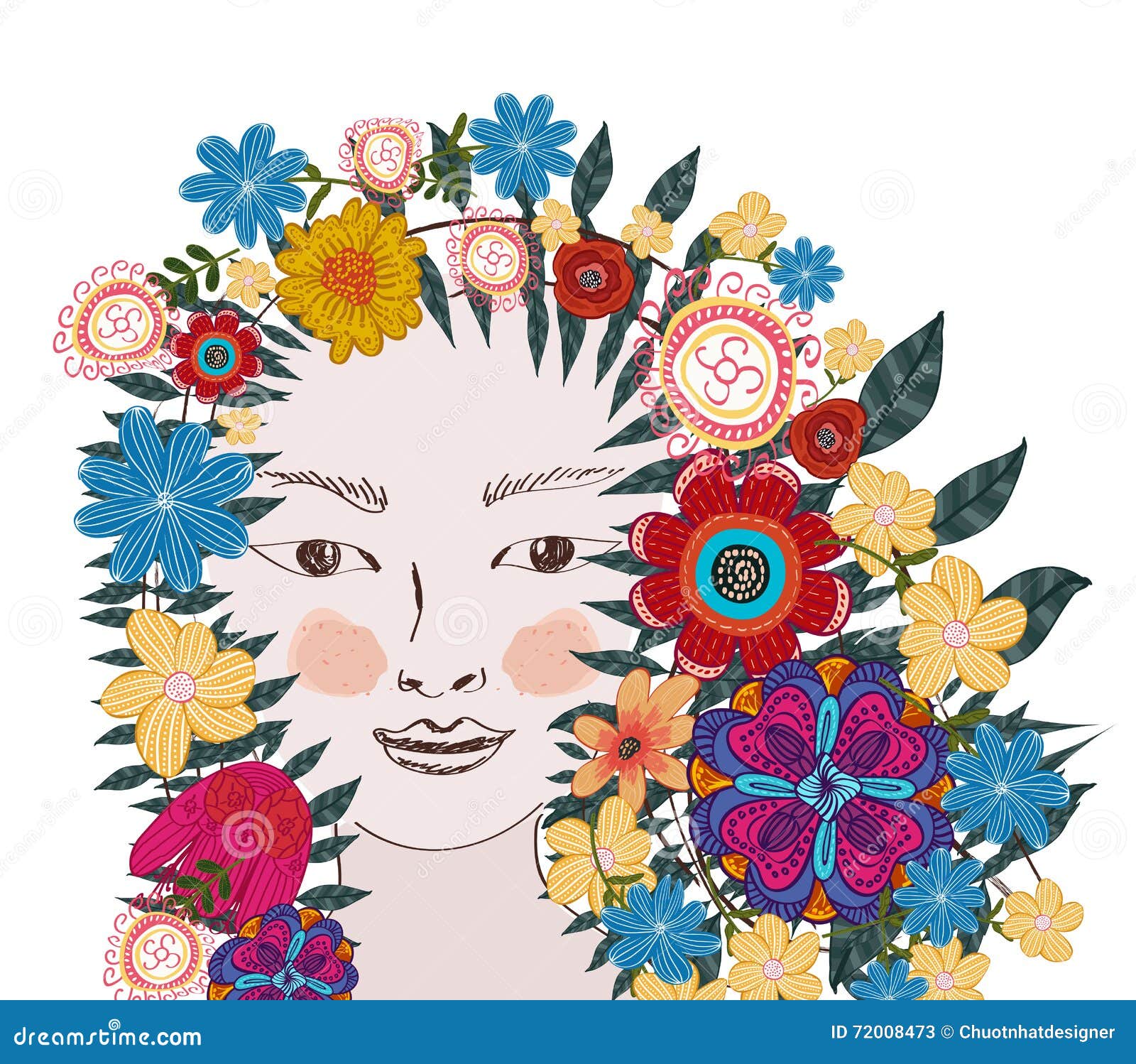 Floral soul. stock vector. Illustration of laurel, cards - 72008473