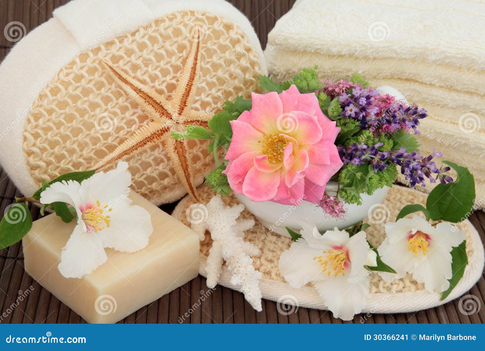 Floral Spa stock image. Image of scrub, herbal, beauty - 30366241