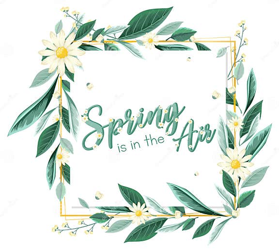 Floral Spring Banner Template Stock Vector - Illustration of color ...