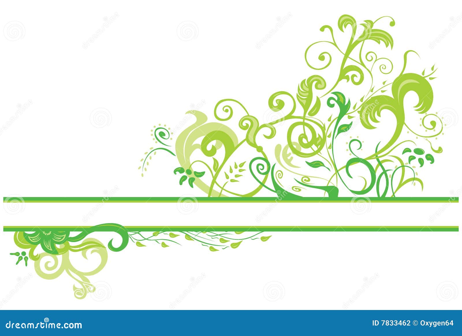 Floral spring design stock vector. Illustration of paint - 7833462