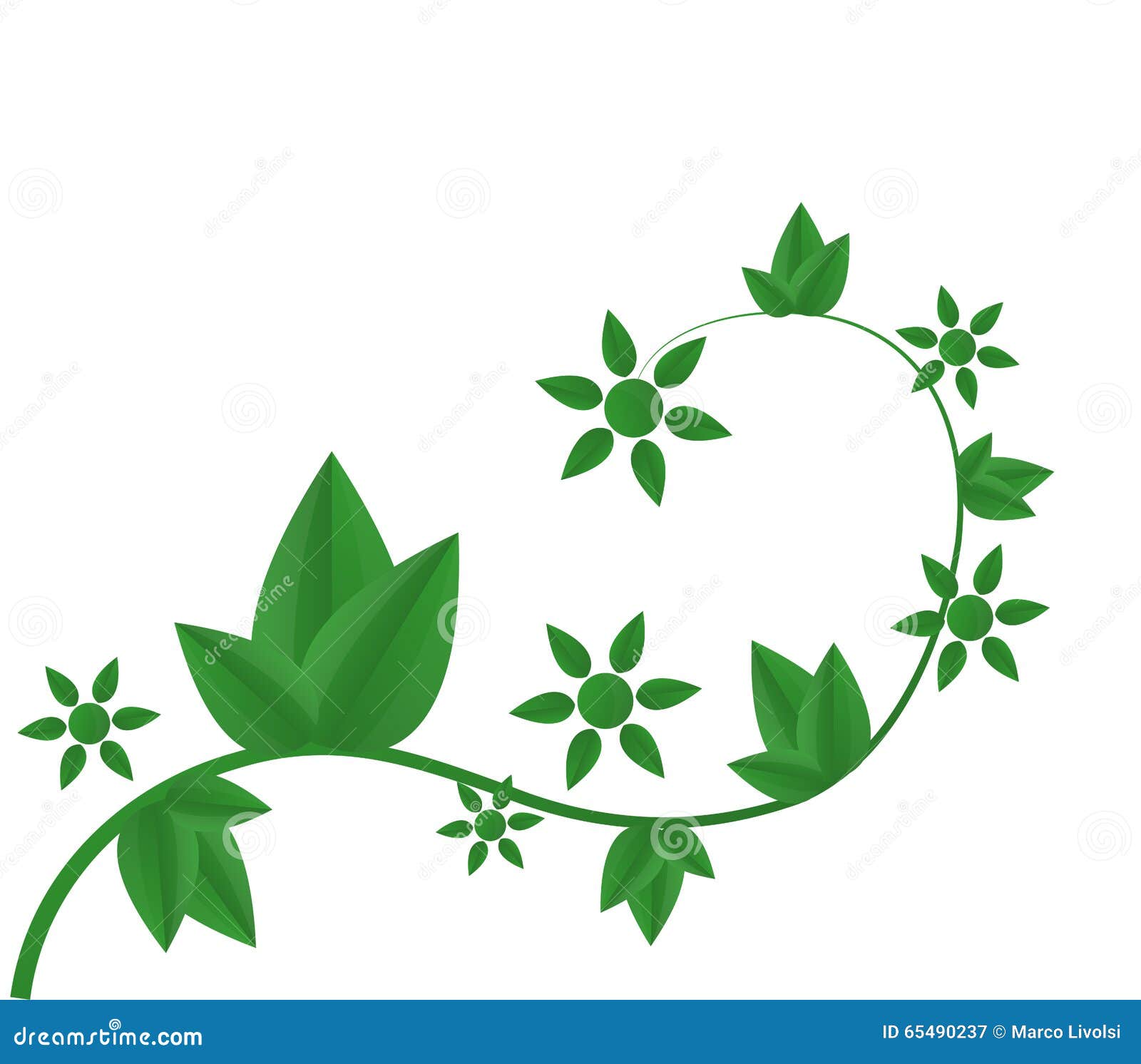 Floral spring illustrated stock illustration. Illustration of stylized ...
