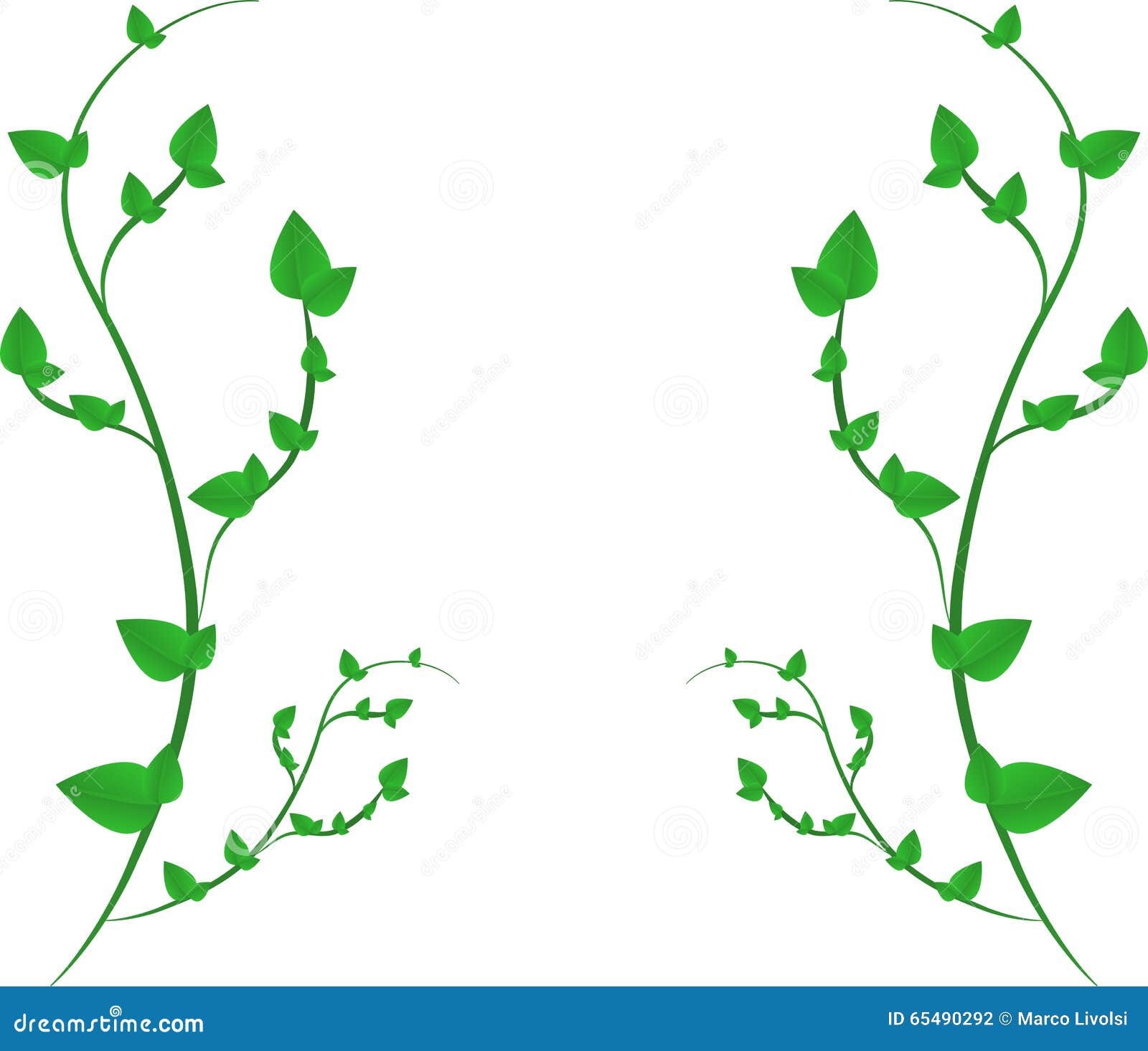 Floral spring illustrated stock illustration. Illustration of waves ...