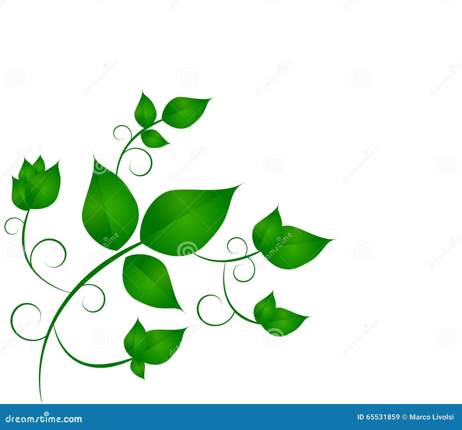 Floral spring illustrated stock illustration. Illustration of line ...