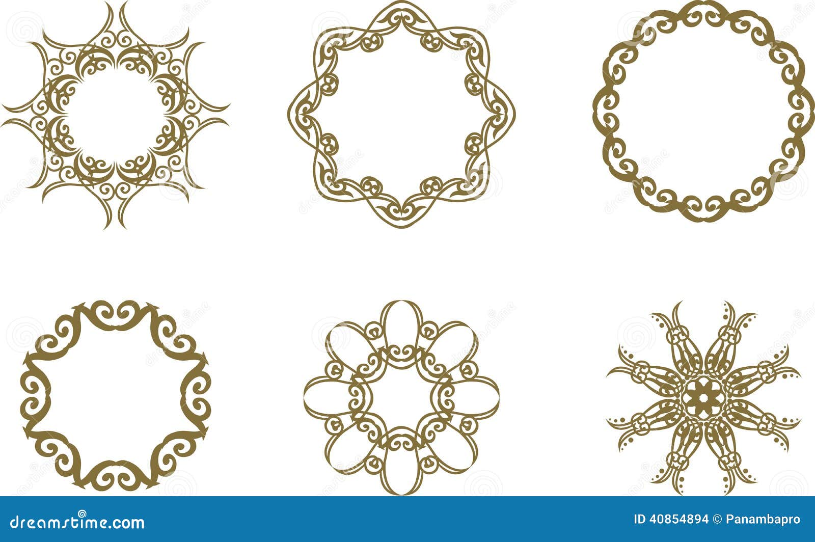 Floral symbols stock illustration. Illustration of lace - 40854894