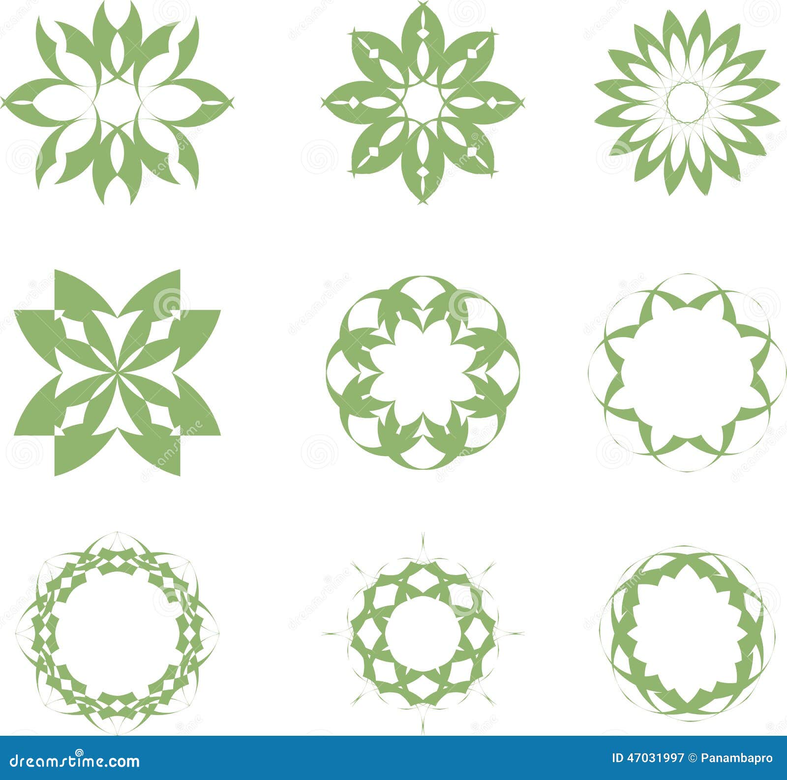 Floral symbols stock vector. Illustration of frame, lace - 47031997