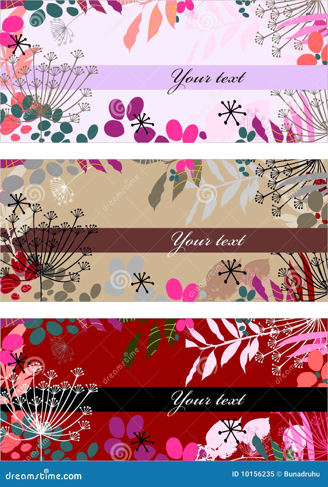 Floral tag set stock vector. Illustration of collection - 10156235