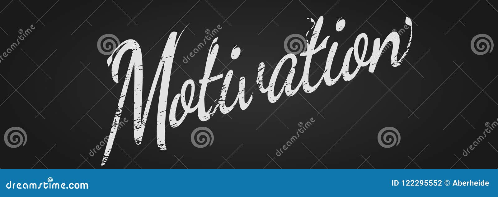 Floral Text Motivation on a Chalkboard Stock Vector - Illustration of ...