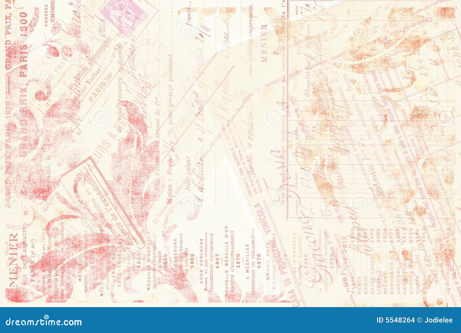 Floral Text Scrapbook Background Stock Photo - Image of textured ...