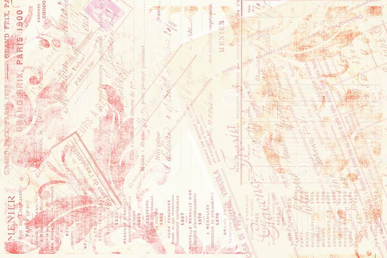 Floral Text Scrapbook Background Stock Photo - Image of textured ...