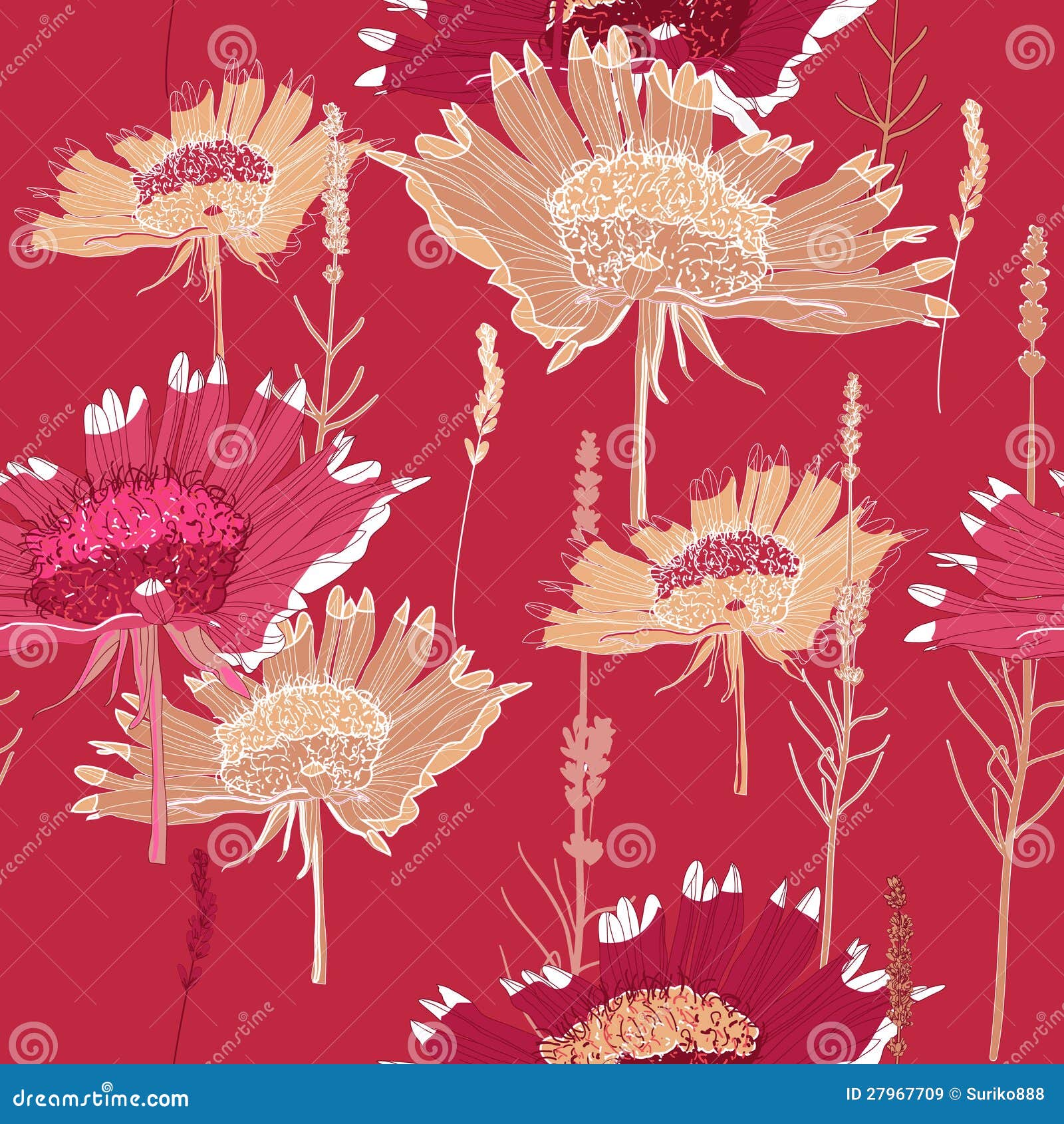 Floral texture stock vector. Illustration of backdrop - 27967709