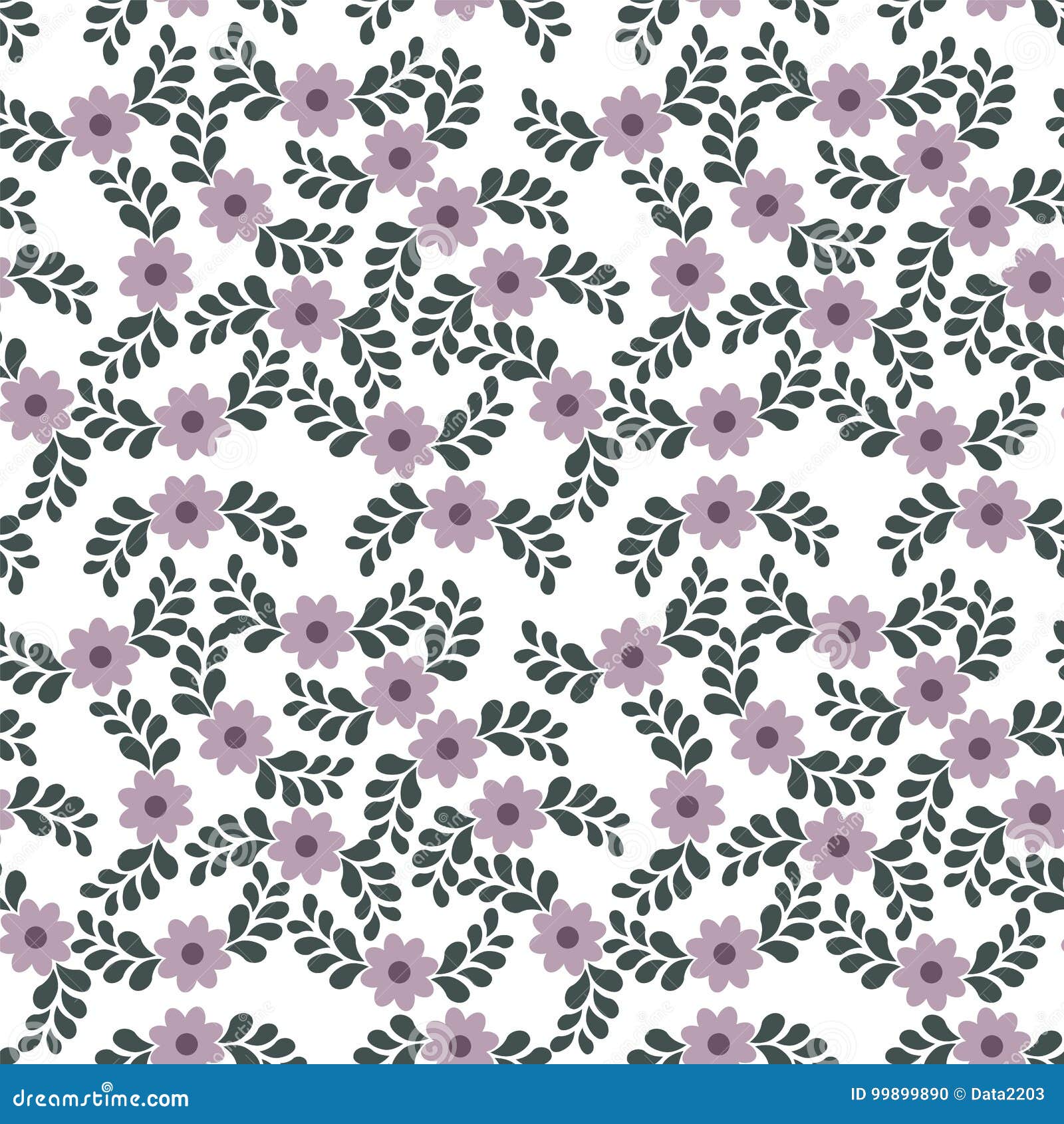 Floral theme stock vector. Illustration of leaf, organic - 99899890