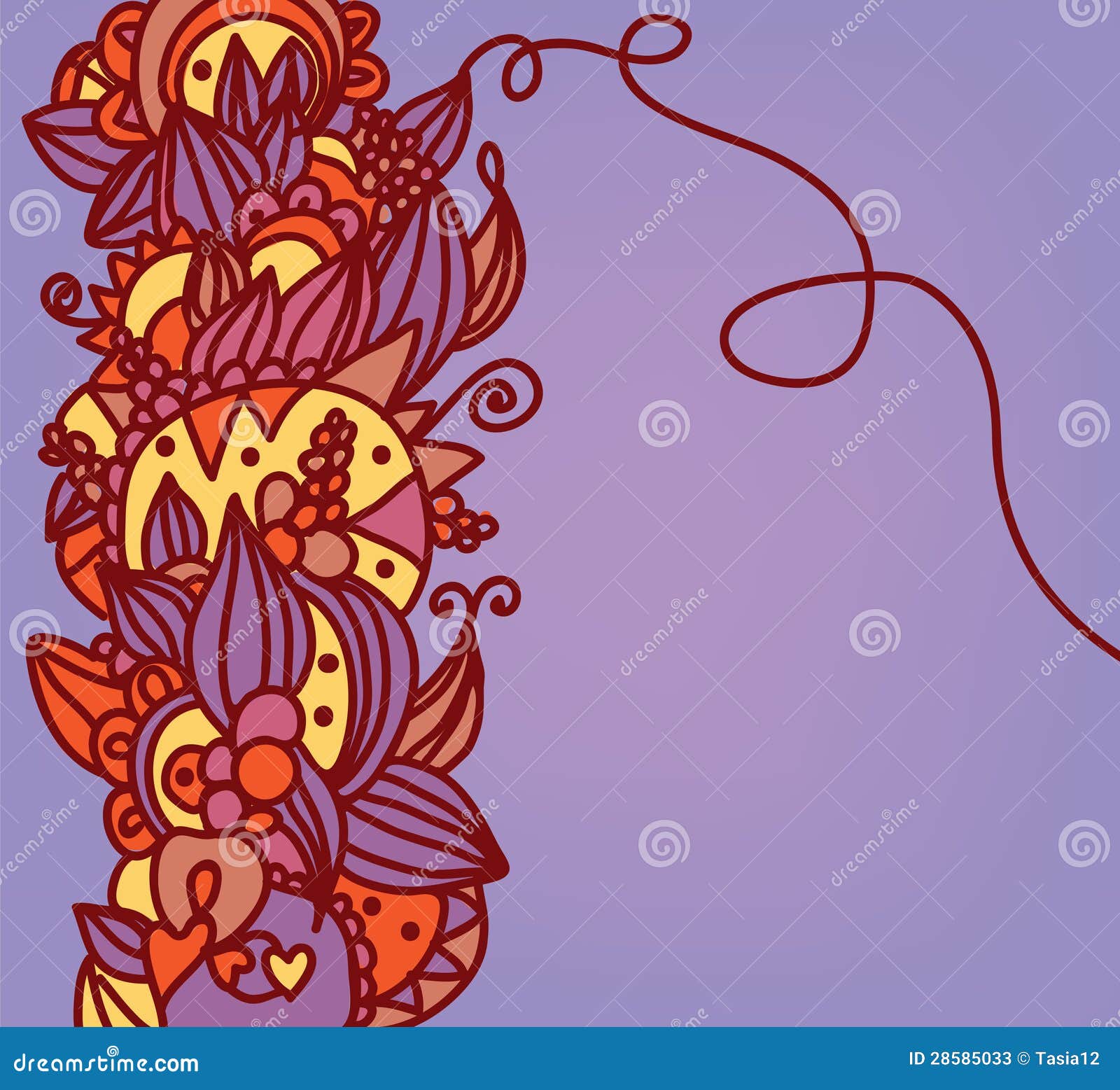 Floral Traditional East Background Stock Vector - Illustration of decor ...