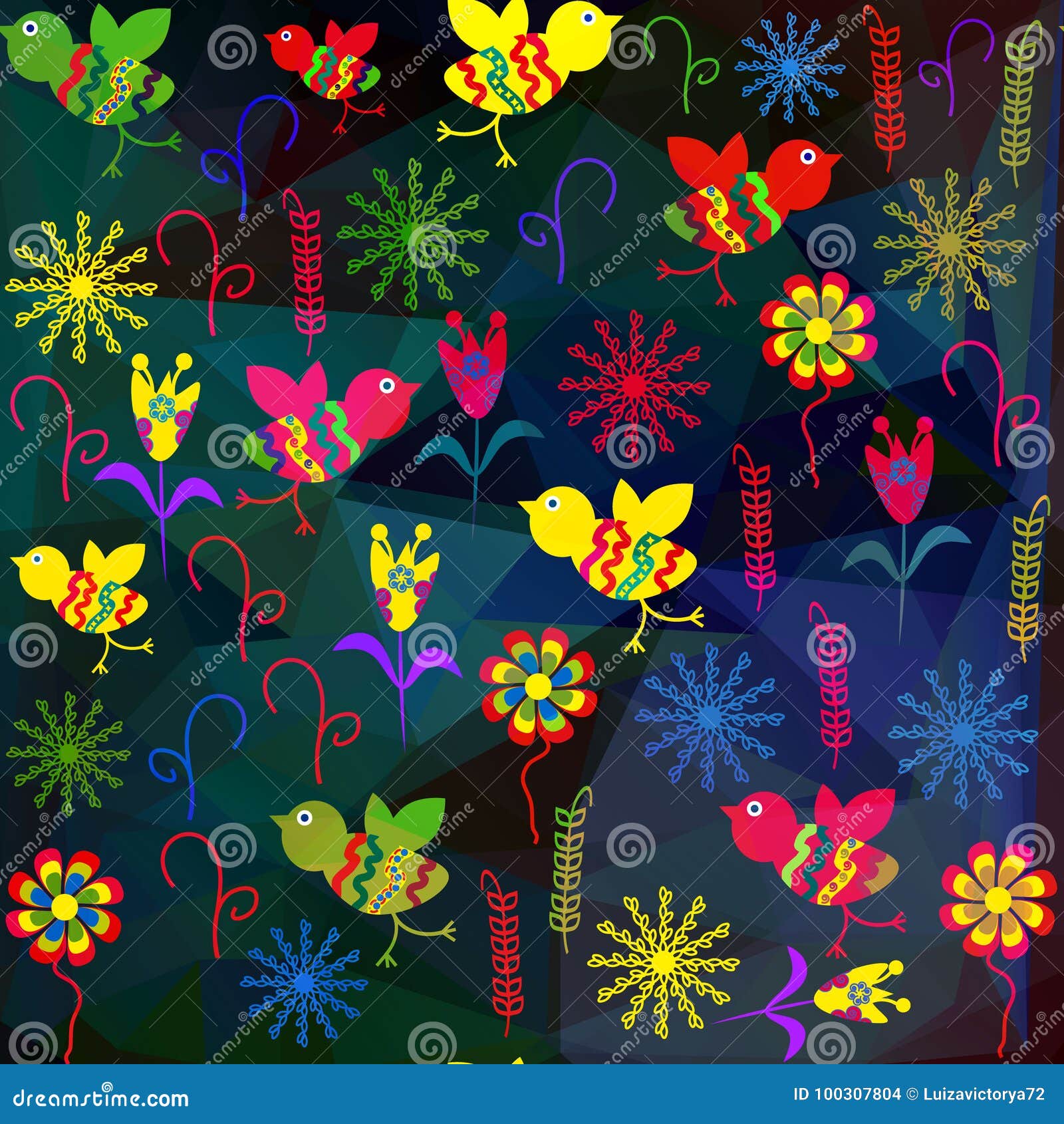 Floral Transparense Abstract Background, Image Stock Vector ...