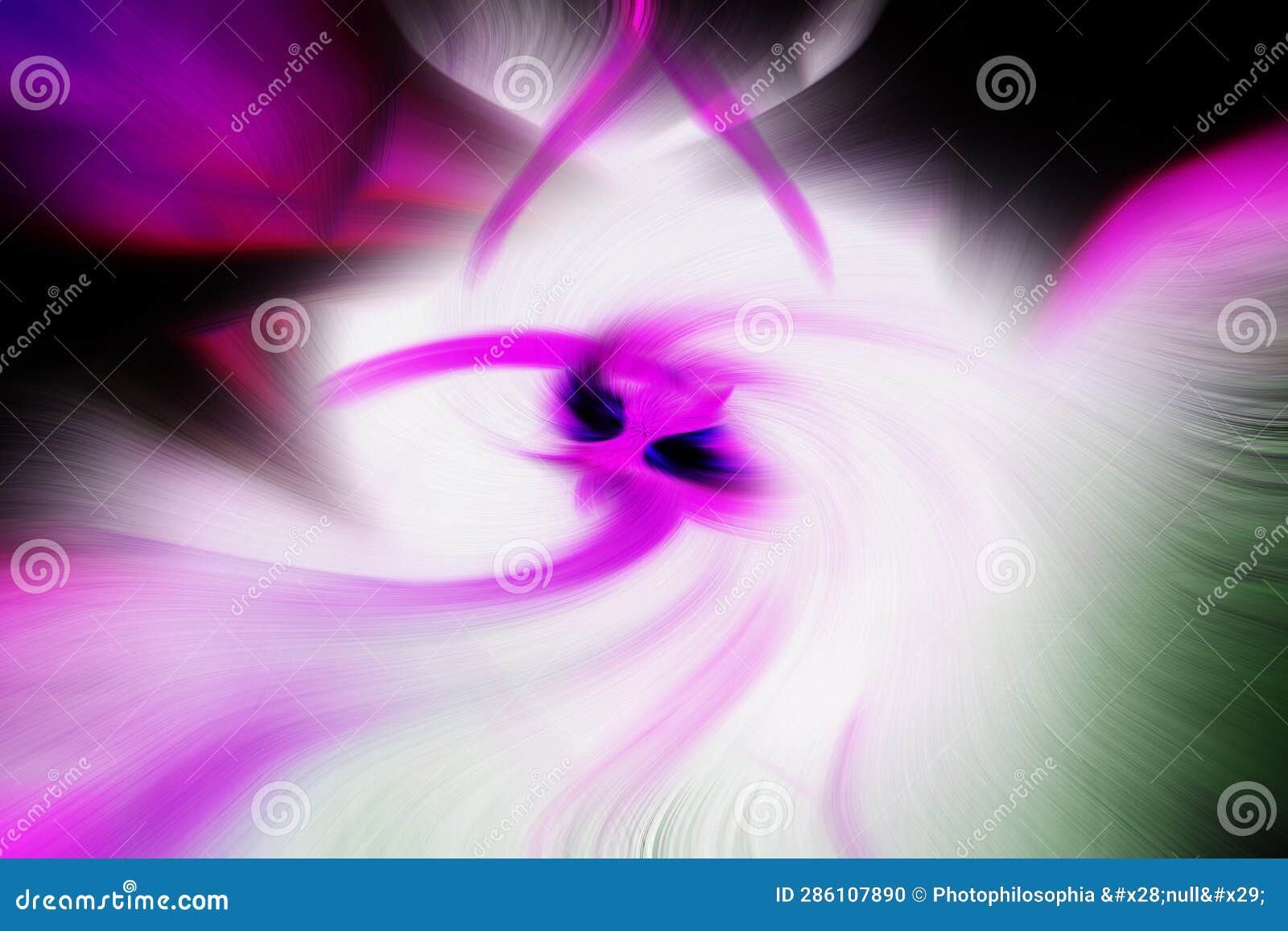 Floral Twirl Effect, Abstract Background. Stock Photo - Image of ...