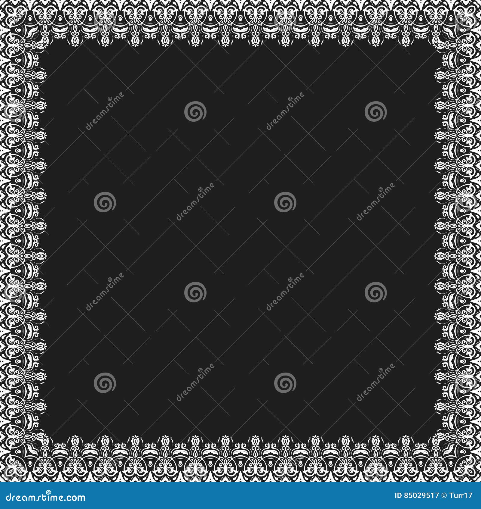 Floral Vector Fine Frame stock vector. Illustration of card - 85029517