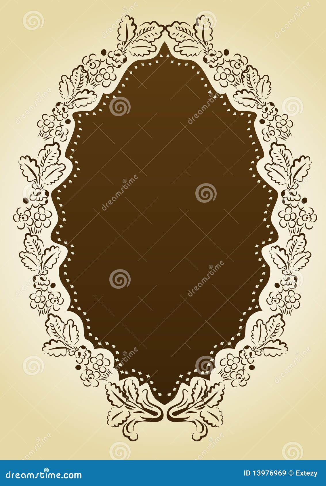 Vignette, Frame With Bolts And Nuts. Vector Illustration ...