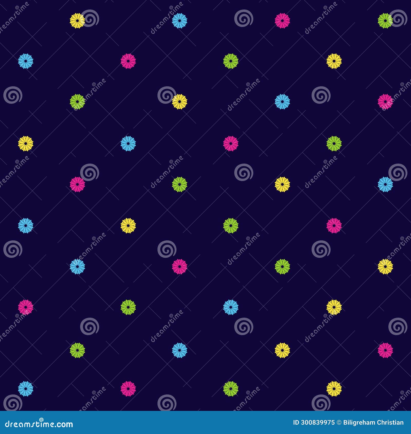 Floral Wallpaper Pattern stock vector. Illustration of petal - 300839975