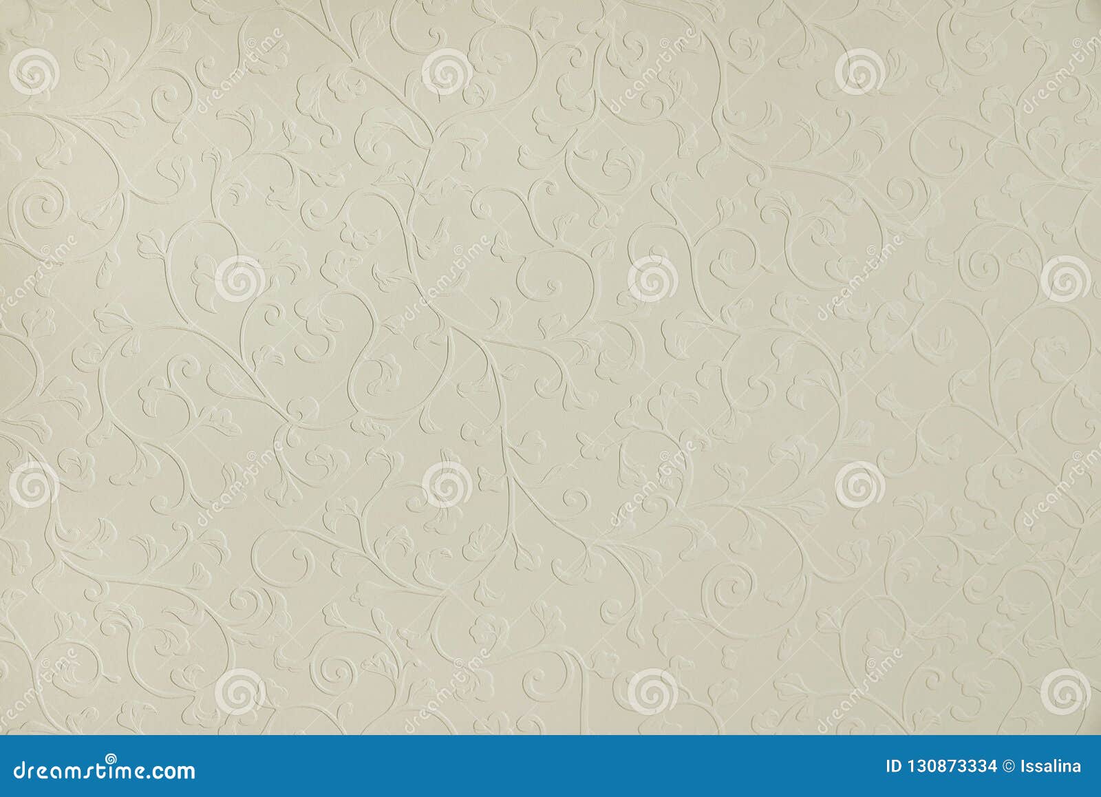 Floral White Wallpaper Background Texture Stock Photo - Image of house ...