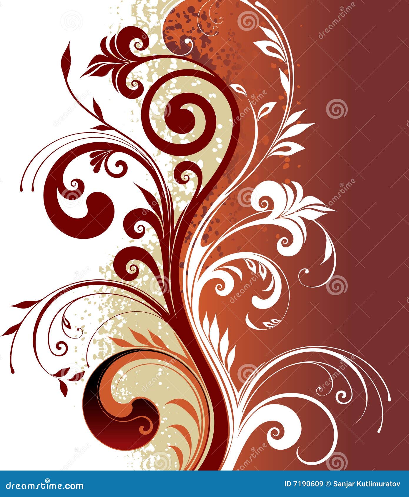 Florar pattern for design stock illustration. Illustration of abstract ...