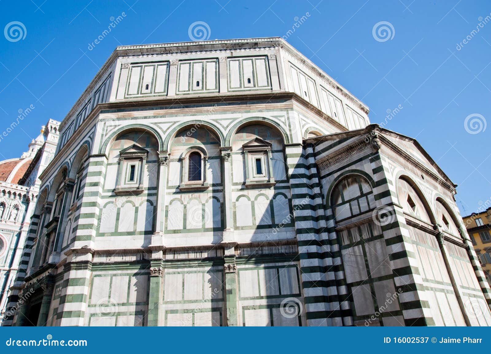 Florence Baptistery stock image. Image of italian, campanile - 16002537