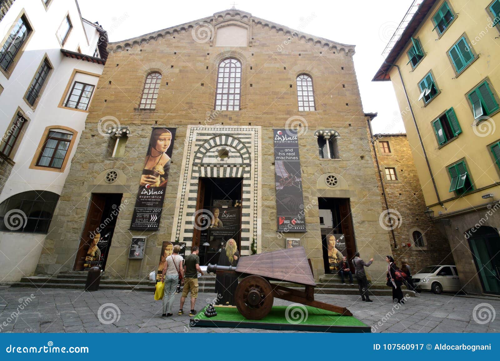 Leonardo Da Vinci, Museum,Florence City Editorial Photography - Image ...
